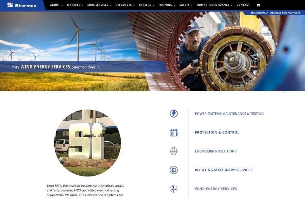 New Site Launch: Shermco Industries